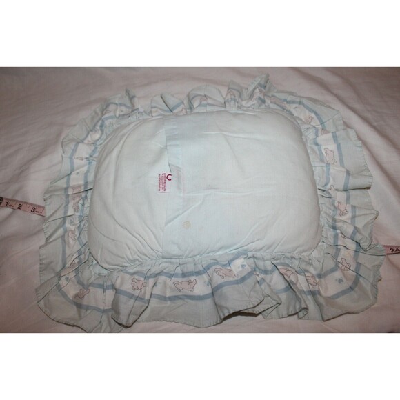 Red Calliope | Toys | Vintage Bed Pillow Red Calliope 986 Blue Bunny ...